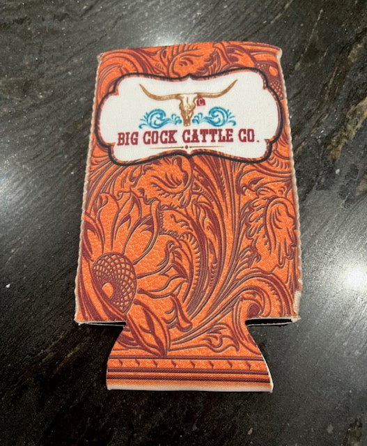 Slim Can Koozies Big Cock Cattle Co